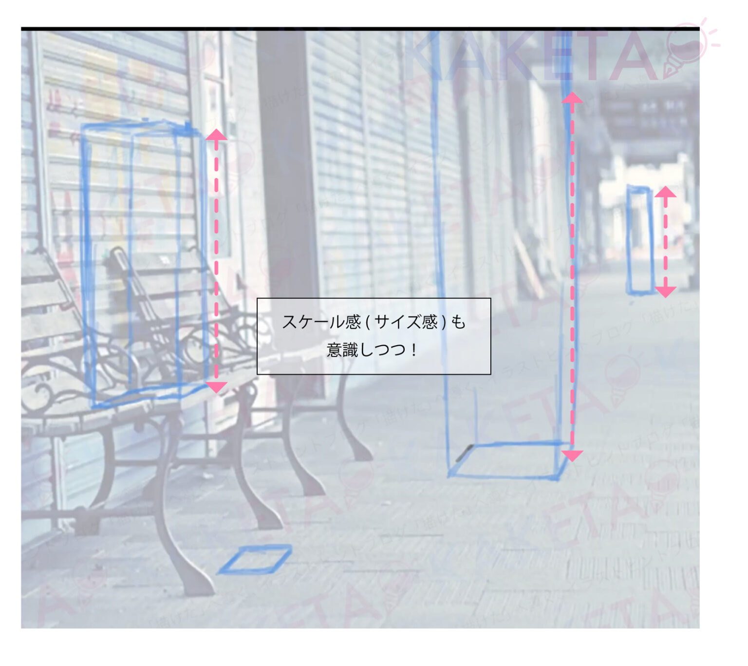 【初心者でも簡単！】背景とキャラの馴染ませ方【配置/サイズ感/色】 - KAKETA